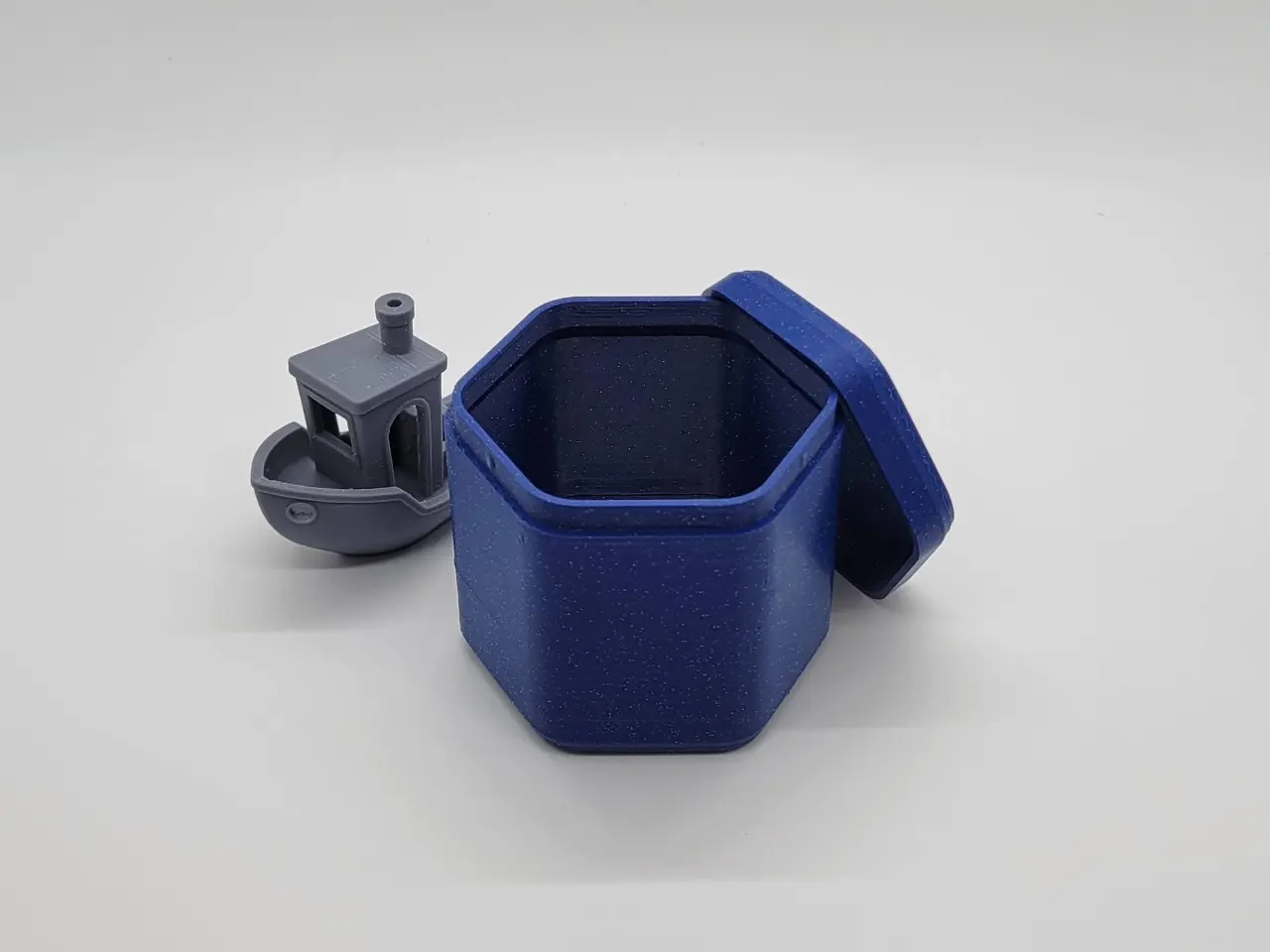Snap-Fit Hexagonal Storage Container | 3D Printed Storage